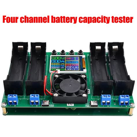18650 Lithium Battery Capacity Tester Module MAh MWh Digital Four