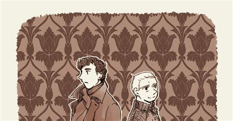 Sherlock ペーパーまんが。 銀しゃり子のマンガ Sherlock Pixiv