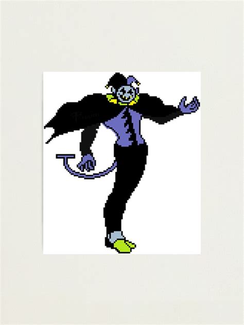 Deltarune Jevil Photographic Print By Boomerusa Redbubble