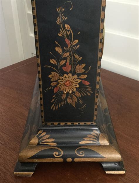 Black Chinoiserie Chiming Pagoda Clock French Movement Circa 1880 At