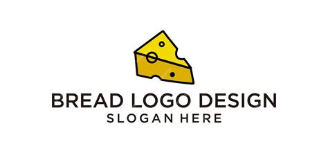Diseño De Logotipo De Pan Vector Premium