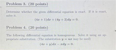 solved problem 3 20 points determine whether the given