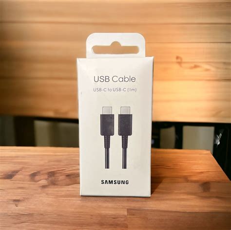 Samsung Type-C to Type-C Cable delivers fast and efficient data ...