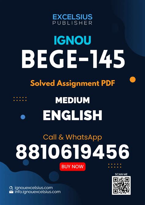 IGNOU BEGE 145 English 2024 25 Solved Assignment Ignouexcelsius