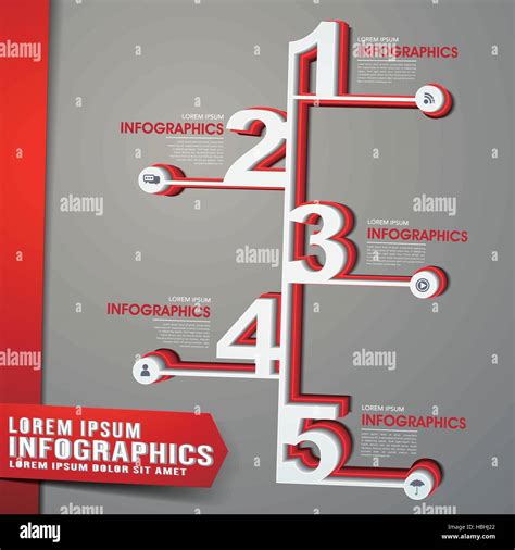 Modern Vector Abstract Flow Chart Infographic Elements Stock Vector Image Art Alamy