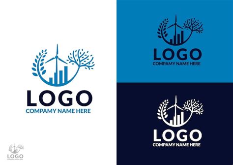 Premium Vector Climate Solution Logo Design Concept
