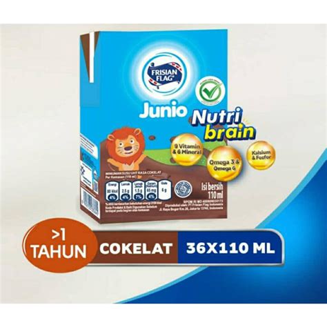 Jual Frisian Flag Junio Uht 110 Ml X 36 Pcs Shopee Indonesia