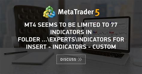 Mt4 Seems To Be Limited To 77 Indicators In Folder Experts