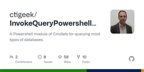 Github Ctigeekinvokequerypowershellmodule A Powershell Module Of
