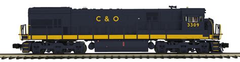 Chesapeake And Ohio O Scale Premier Ge U30c Diesel Engine W Proto Soundr 2 0 Hi Rail Wheels
