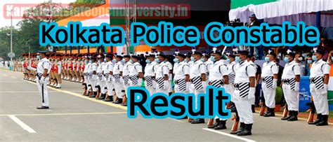 Kolkata Police Constable Result 2024 Release Date Download Link