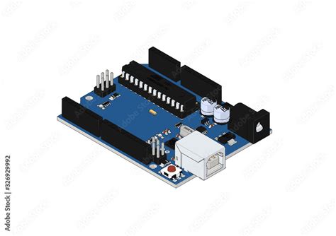 Arduino Uno Rev Stock Vector Adobe Stock