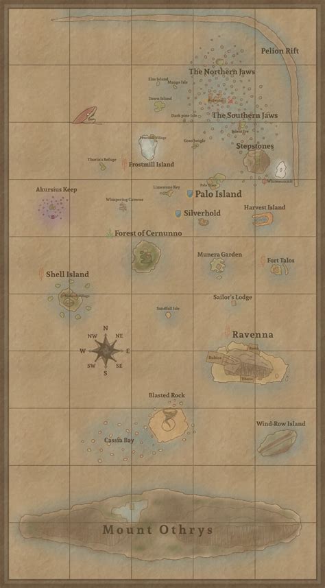 Stylized Ao Map Art Arcane Odyssey