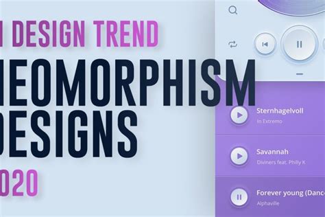Neomorphism Awesome Ui Designs Ui Design Trends 2020 Growth