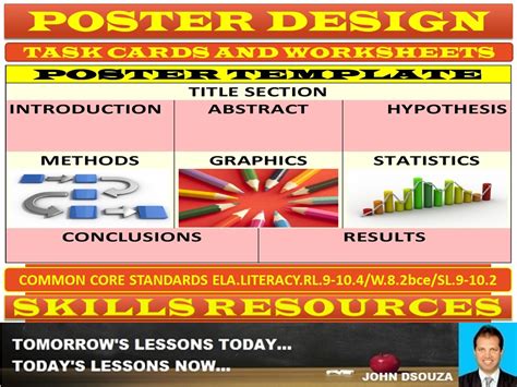 Poster Design Task Cards Teaching Resources