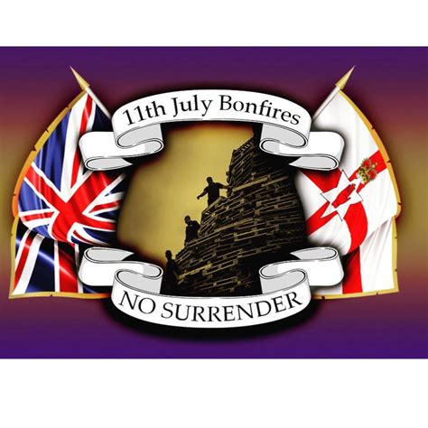 Some Of The Bonfires Lit Last Night 11th July Bonfires Facebook