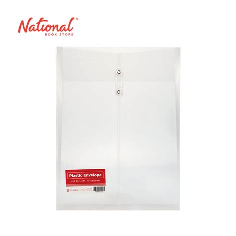Best Buy Plastic Envelope Va1 A4 Clear String Lock Vertical Expandable School And Office Supplies