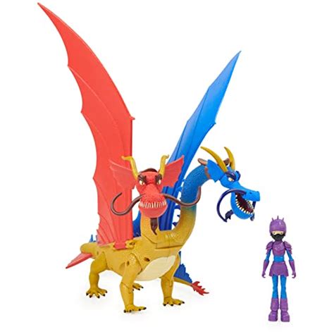 Dreamworks Dragons Giant Wu And Wei And Jun Figure The Nine Realms