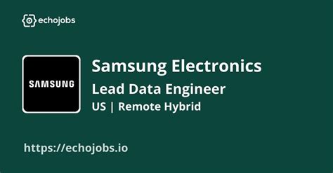 Hiring Lead Data Engineer Samsung Ads Usd 200k 230k Us Remote