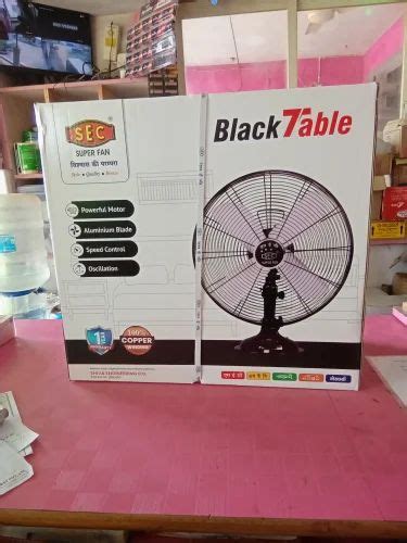 Sec Black Table Fan 400 Mm At ₹ 1690 Piece In Berhampur Id