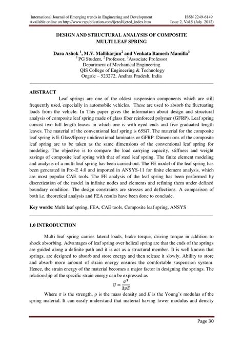 Pdf International Journal Of Emerging Trends In Engineering And