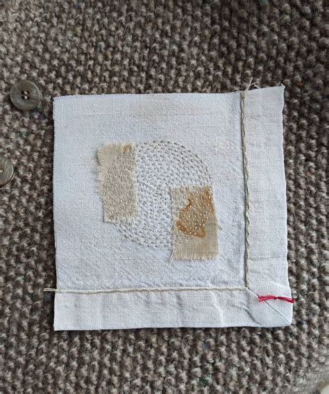 Japanese Boro Sashiko Slow Stitch Patch Hand Sewn From Etsy
