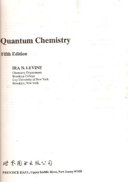 Quantum Chemistry PDF PDFCOFFEE