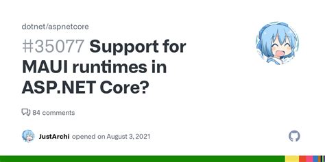 Support For Maui Runtimes In Aspnet Core · Issue 35077 · Dotnet