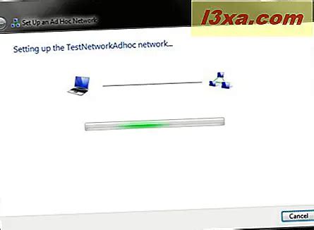 Einrichten Eines Drahtlosen Ad Hoc Computer Zu Computer Netzwerks In