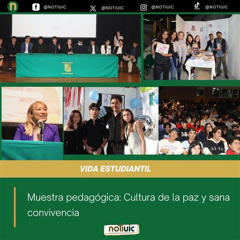 Muestra Pedagógica Cultura De La Paz Y Sana Convivencia Uicmx