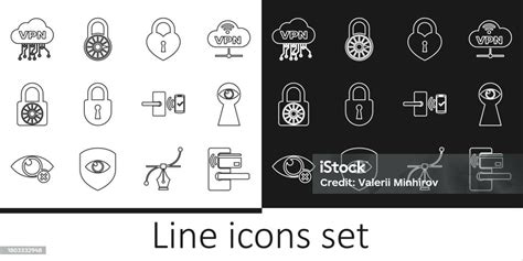 Set Line Digital Door Lock With Wireless Keyhole Eye Castle In The Shape Of Heart Lock Safe