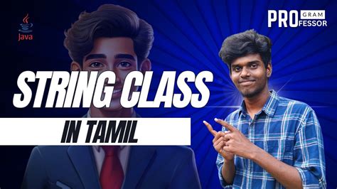 55 String Class In Java In Tamil Youtube