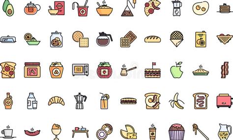 Breakfast High Quality Vector Icons Collection With Editable Stroke