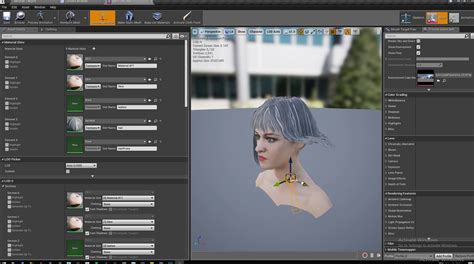 Hair Physics LOD In Unreal Engine
