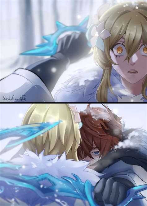 Люмин и Тарталья Genshin Impact Hoyolab