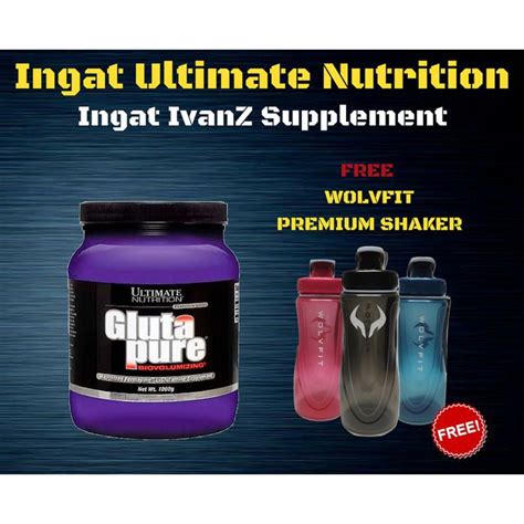 Jual Glutapure Glutamine Powder 1000 Gr Ultimate Nutrition Official