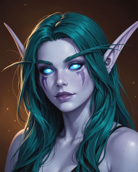 Night Elf In 2024 Night Elf Warcraft Art Elf Art