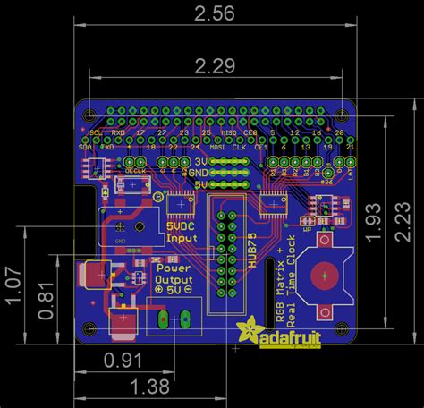 Downloads Adafruit Rgb Matrix Real Time Clock Hat For Raspberry Pi