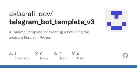 GitHub Akbarali Dev Telegram Bot Template V A Minimal Template For Creating A Bot Using The