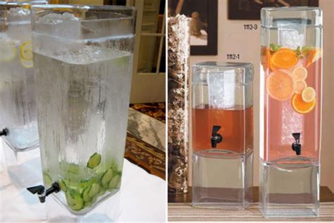 Square Glass Beverage Dispensers By Cal Mil At Home With Kim Vallee