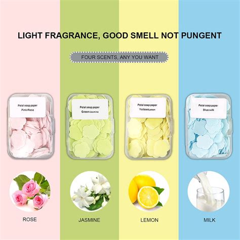 Kx 100pcs Disposable Soap Paper Travel Soap Paper Washing Hand Bath