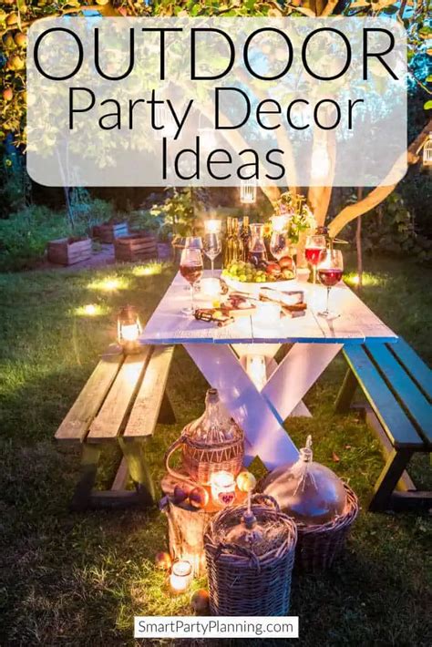 Party Outdoor Decorating Ideas