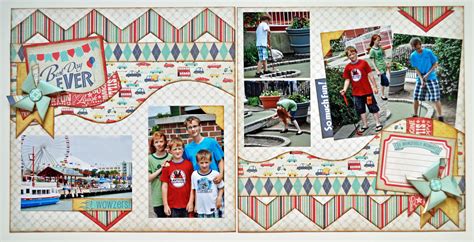 Kiwi Lane Kiwi Lane Designs Summer Scrapbook Layouts Birthday Scrapbook