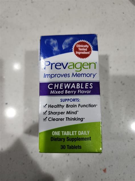 Prevagen Chewables Mixed Berry Flavor Improves Memory 30 Tables Ebay