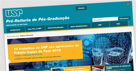 Pró Reitoria de Pós Graduação USP divulga disciplina A Crise das Pandemias Portal IFSC