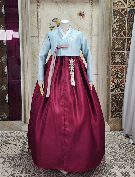 Woman Hanbok Dress Korea Traditional Clothes Set Wedding Ceremony