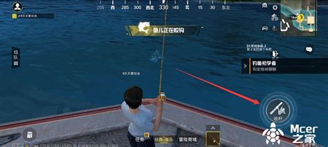 和平精英绿洲世界钓鱼教程，收杆技巧和隐藏钓点get Mcer之家