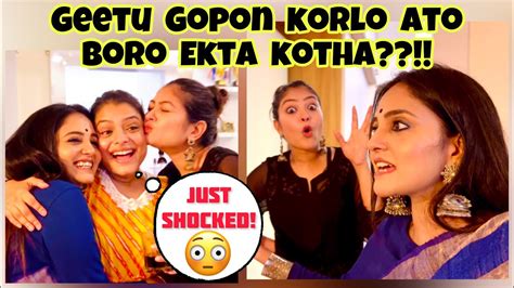 Im Shocked Geetu Gopon Korlo Ato Boro Ekta Khobor😳 Eta Ki Thik