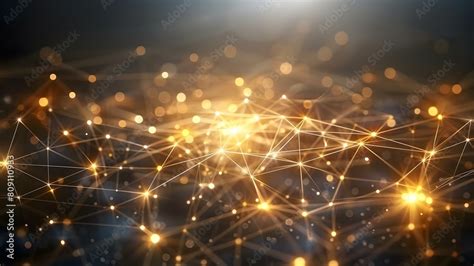 Illustration Of Interconnected Iot Network Nodes Devices And