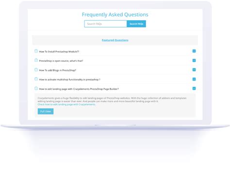 PrestaShop FAQ Module ClassyDevs